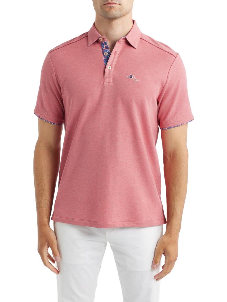 TOMMY BAHAMA geo rio 5 o'clock islandzone® polo